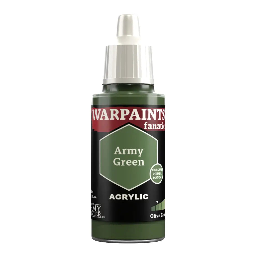 Army Painter Warpaints Fanatic: Army Green 18ml - Shop – The Haunted ...