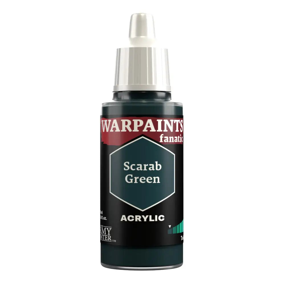Army Painter Warpaints Fanatic: Scarab Green 18ml - Shop – The Haunted ...