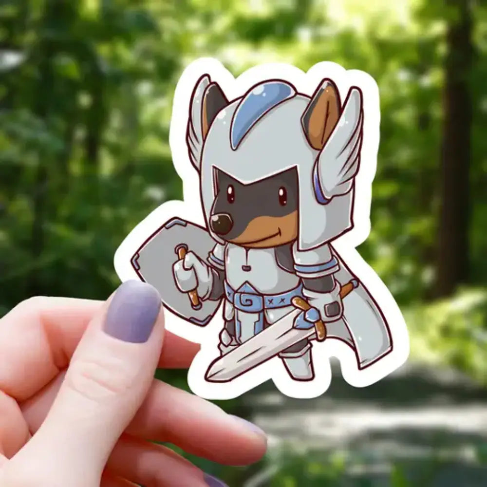 Paladin Dog German Shepherd Sticker - Shop – The Haunted Game Cafe