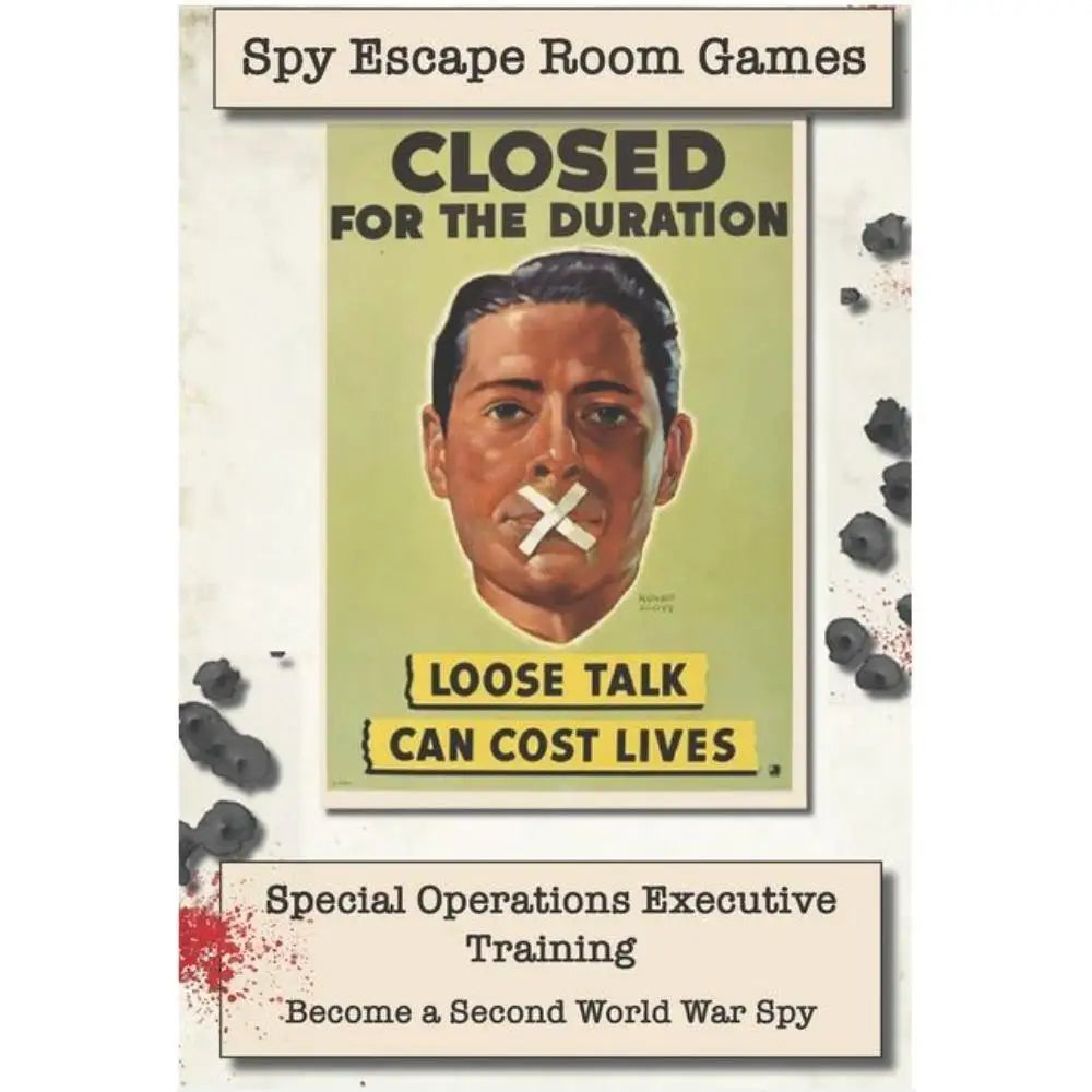 Spy Escape Room Games: Special Operations Executive – The Haunted Game Cafe